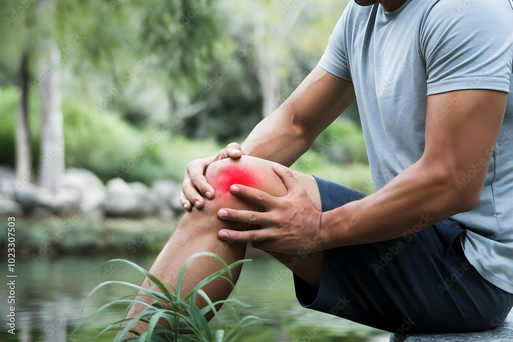 Knee pain after running at the park inflammation injury excessive ...