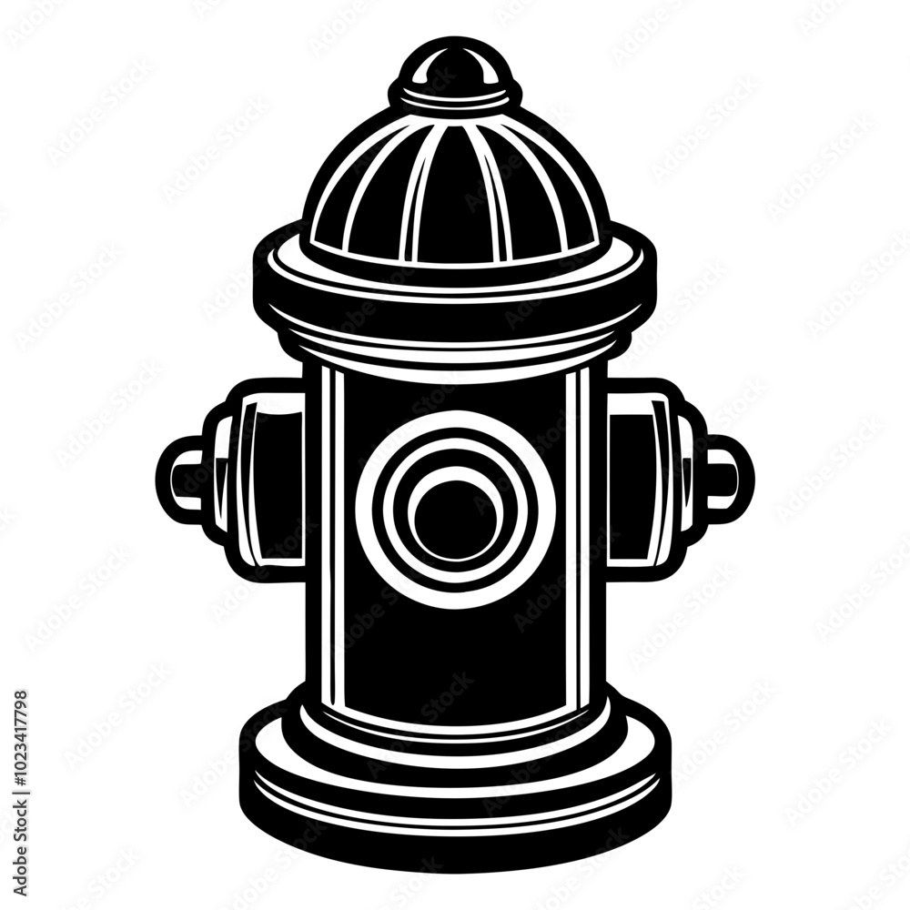 fire hydrant icons. Fire hydrant silhouette water hydrant symbol ...