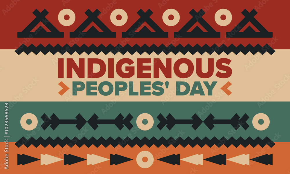 Indigenous Peoples' Day. Native American Day. American Indian culture ...