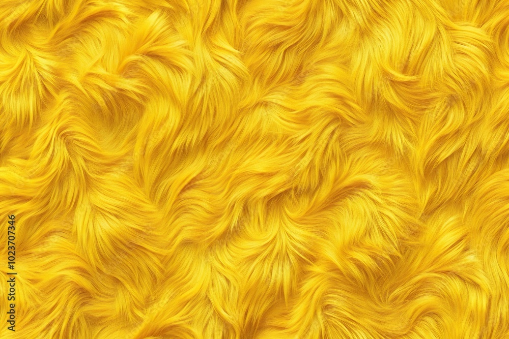 seamless yellow colored fake fur background with fluffy texture Stock ...