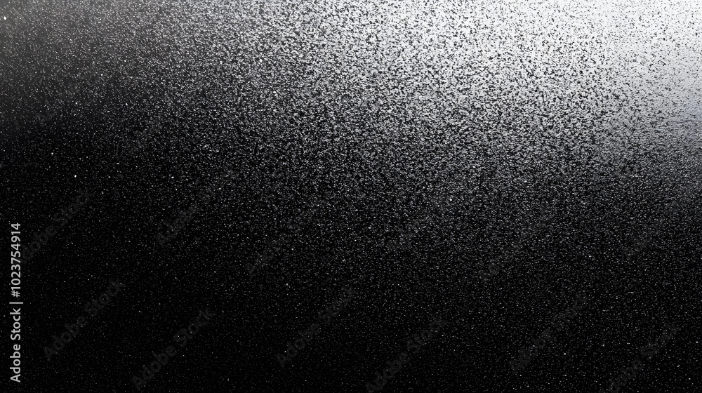 Black noise grain transparent gradient background. Dust effect with ...