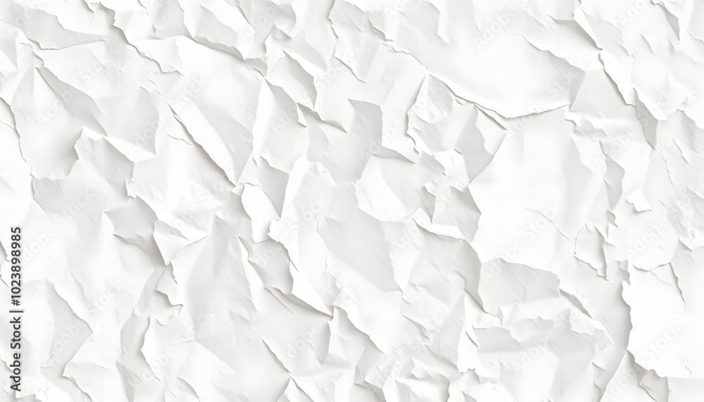 Crumpled paper texture. Seamless pattern with a crumpled paper texture ...