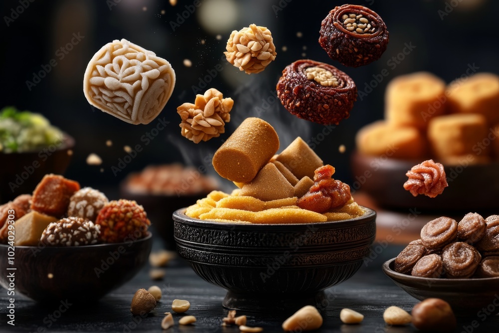 3D-animated mithai preparation, showing how sweets like soan papdi and ...