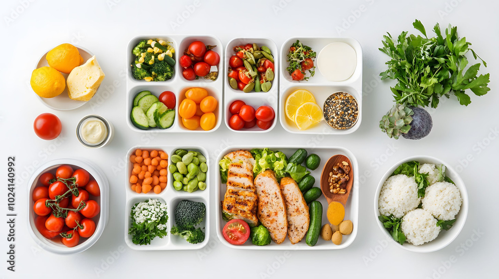 Intermittent Fasting Meal Plan, structured schedule, diverse healthy ...