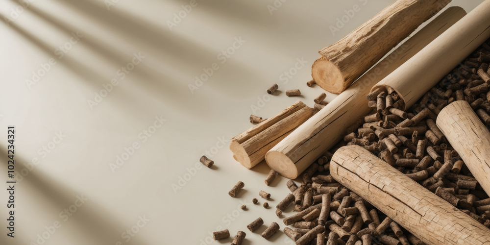 Forest transition fallen logs to wood pellets a natural transformation ...