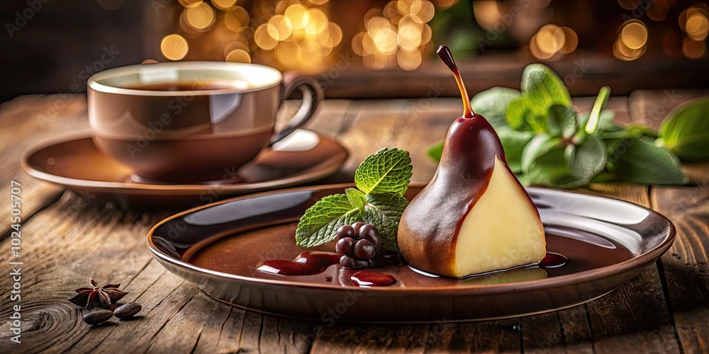 Indulge in this luscious dark chocolate panna cotta, boasting a rich ...