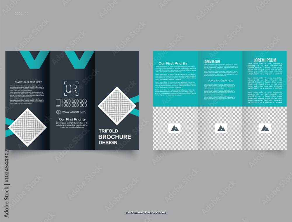 Solar energy company profile brochure design template. A stylish and ...