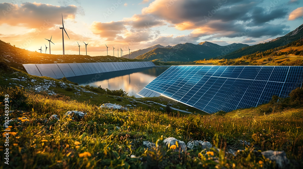 Transition to renewable energy sources such as solar, wind, and ...