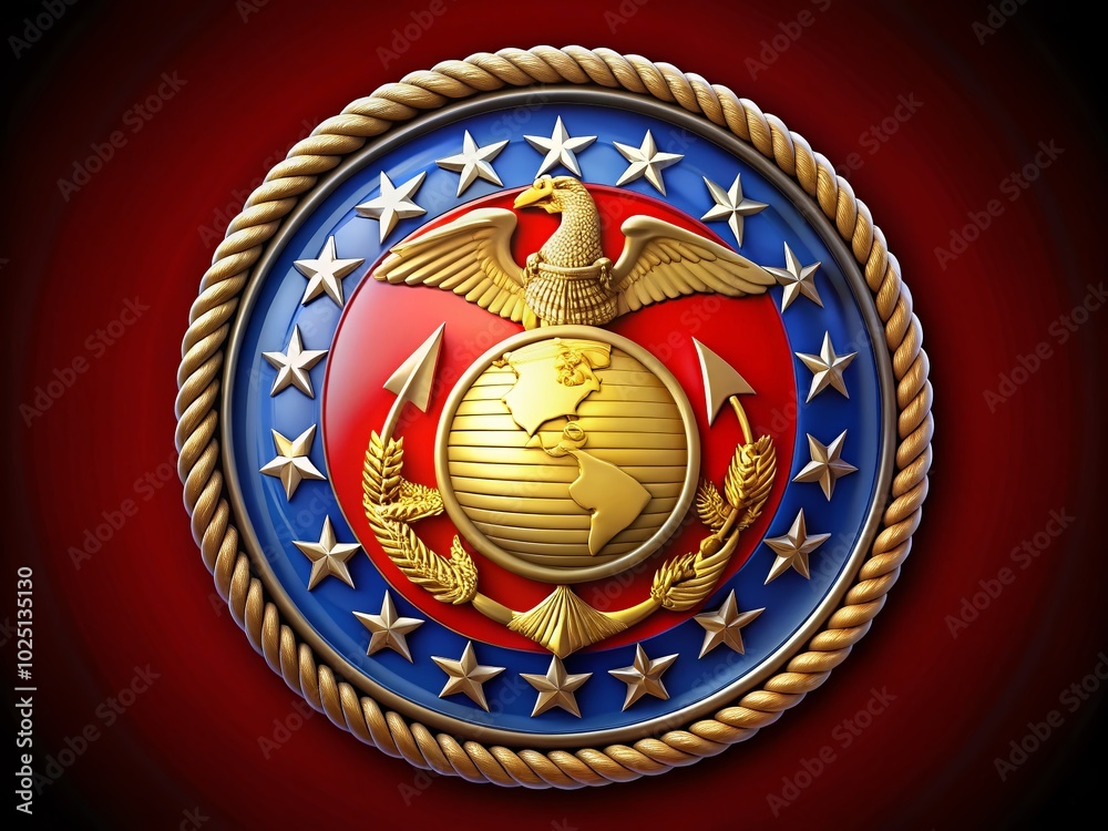 Distinctive USMC Symbol Representation for Military Pride and Heritage ...