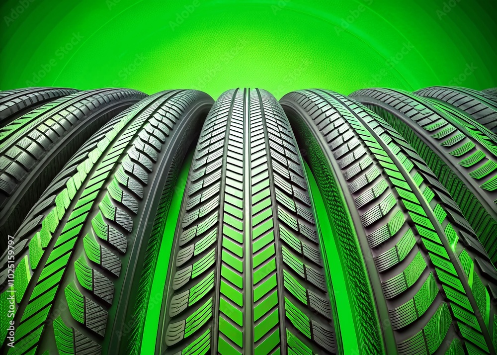 2D Animation of Car Tire Tracks on Green Screen for Commercial Use ...