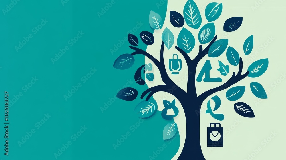 Ethical Principles Tree: Growth and Values, a simple graphic depicting ...