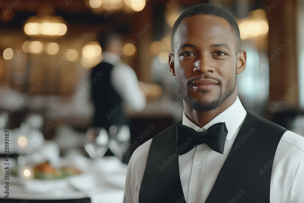 Upset Diner Receiving A Wrong Order At A Table, Expressing ...