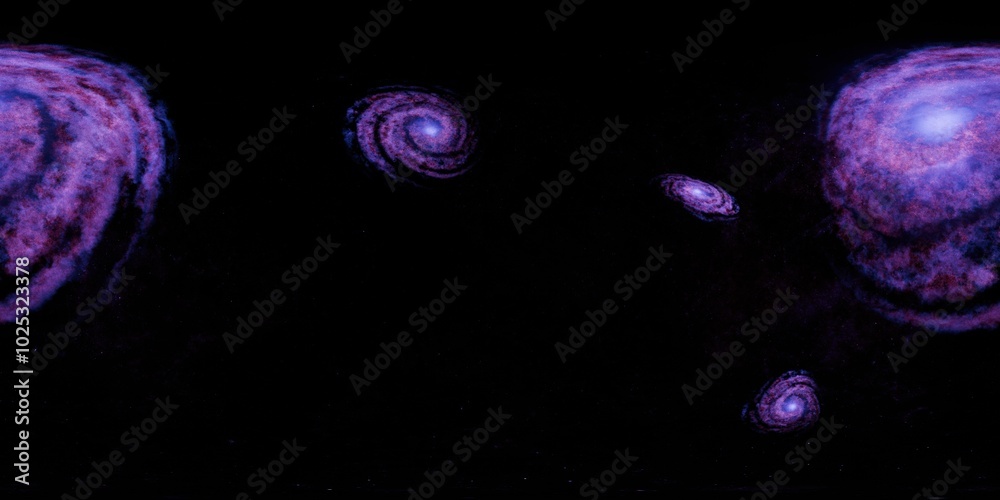 HDRi 12K Realistic Space Skybox with Galaxy and Stars - Seamless 360 ...