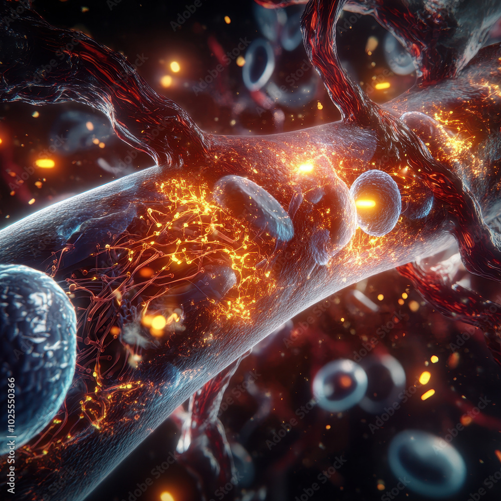 stunning visualization of drug distribution within blood vessel ...