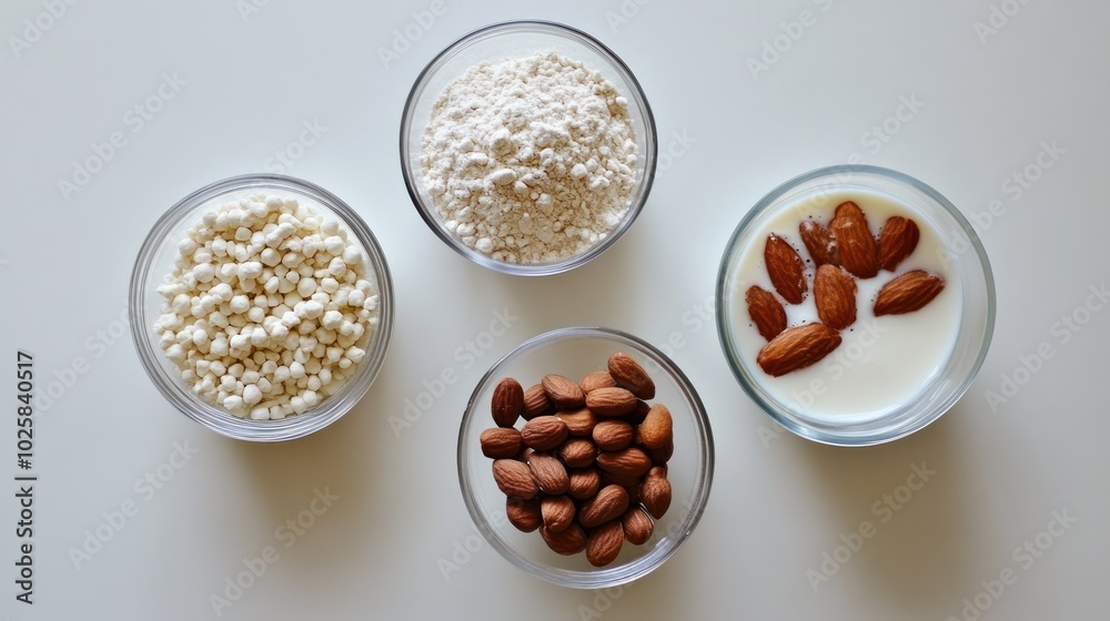 A simple and informative protein intake background, with a chart or ...