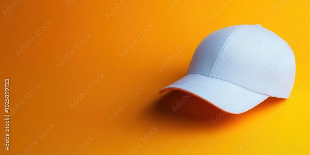 Blank cap mockup with a tilted front view, set against a neutral ...