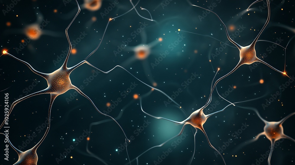 AI Neural Network Landscape: A 3D grid-like landscape with ...