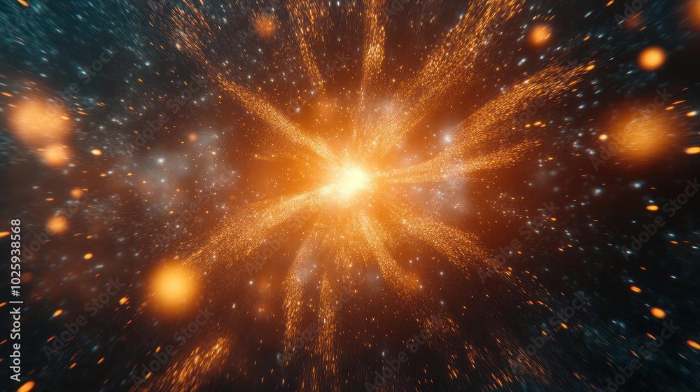 An engaging light flare animation, featuring a moving flare effect that ...