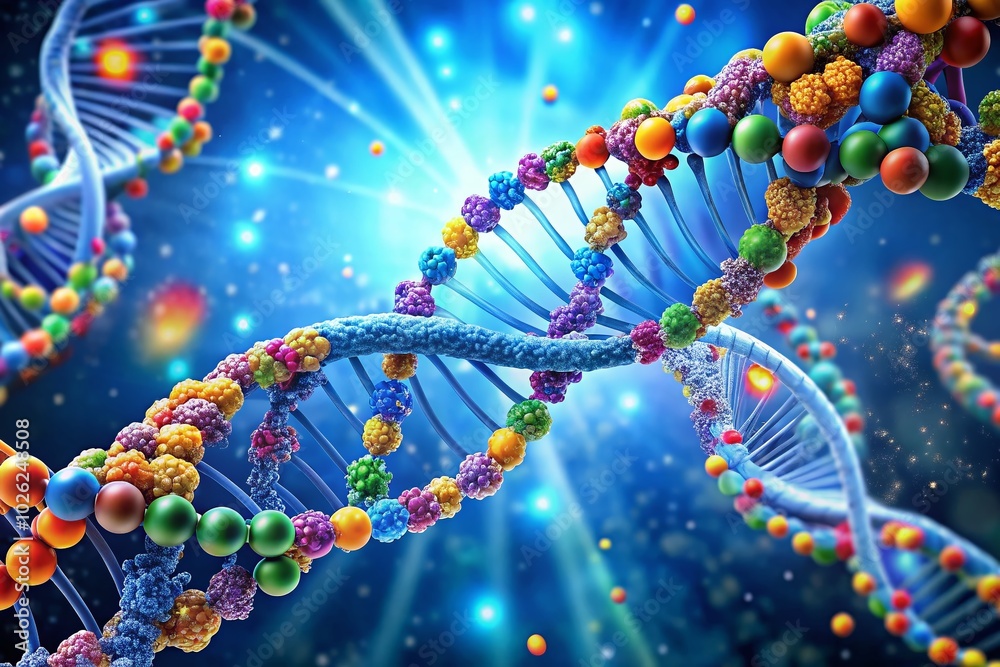Detailed Diagram of DNA Replication Process Illustrating Key Steps and ...