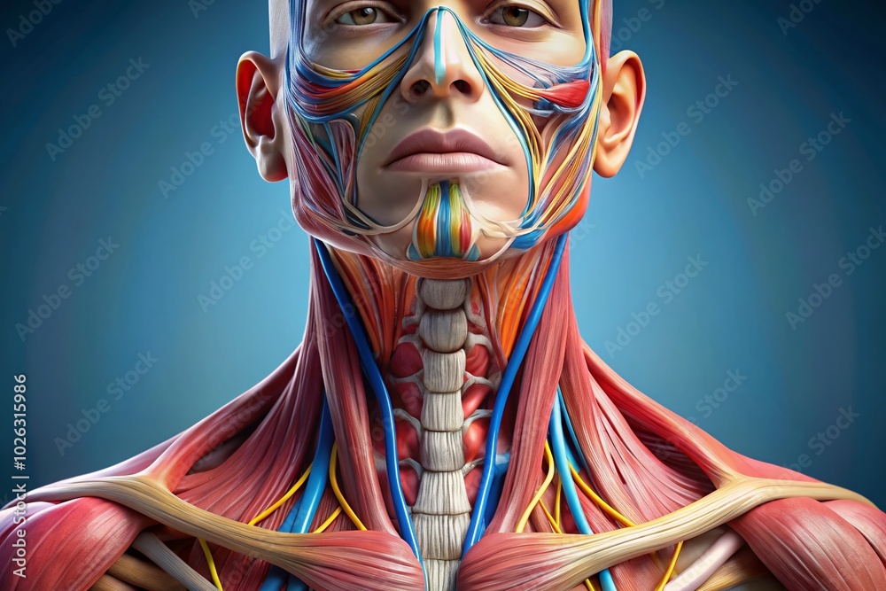 Detailed Neck Anatomy Diagram for Educational Purposes - Explore ...
