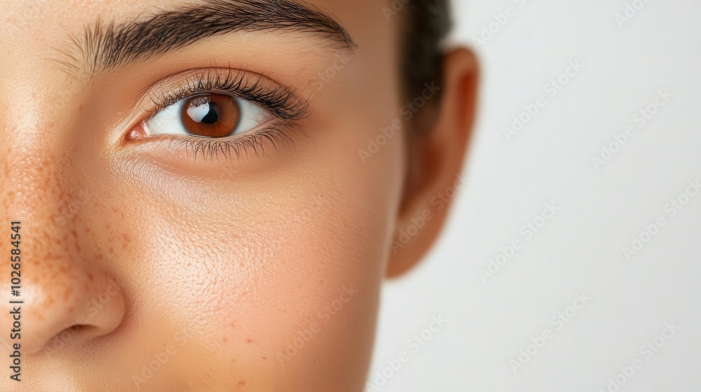 Skin lesion closeup with irregular borders and varied pigmentation ...