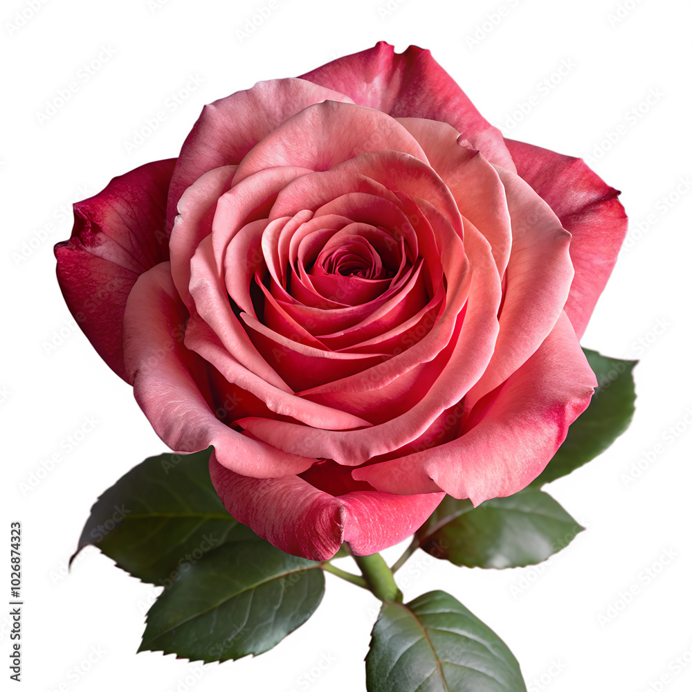 Red rose clipart, isolated on transparent background, PNG Stock Photo ...