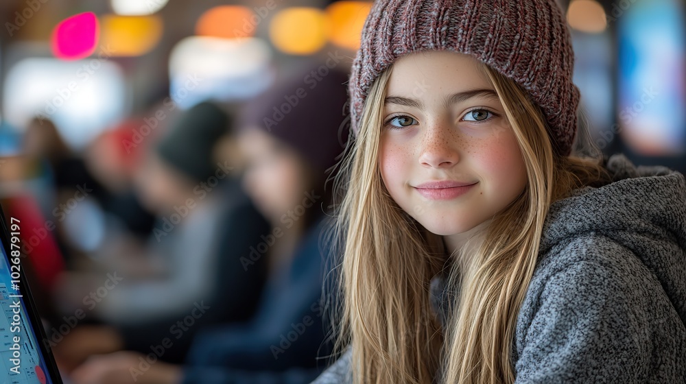 Students utilize modern technology for a school project, demonstrating ...