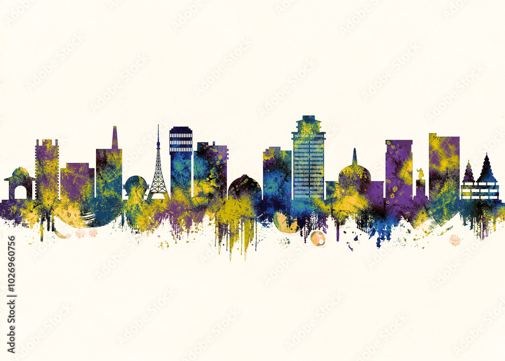 Patna City Skyline. Cityscape Skyscraper Buildings Landscape City ...