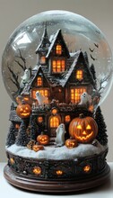Haunted House Snow Globe Free Stock Photo - Public Domain Pictures
