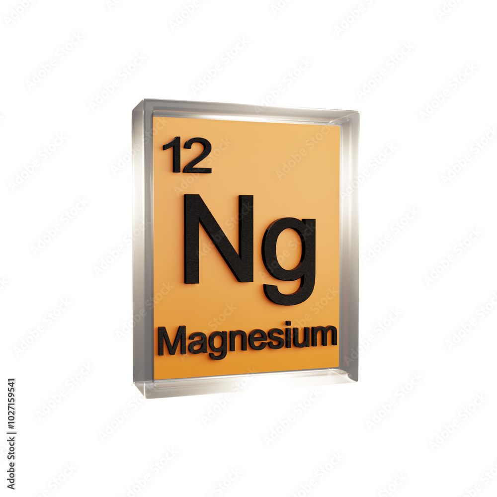Magnesium side - Periodic Table Element, Scientific and Educational Use ...