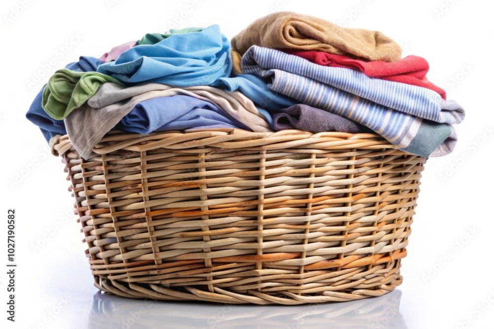 Laundry basket clean clothes cleaning chores housework, clean clothes ...
