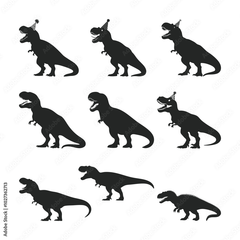 Dinosaur SVG, T-Rex Vector file for Cricut, Dinosaur Silhouette ...