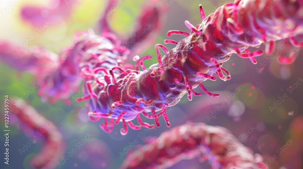 Campylobacter jejuni: Associated with food poisoning, this spiral ...