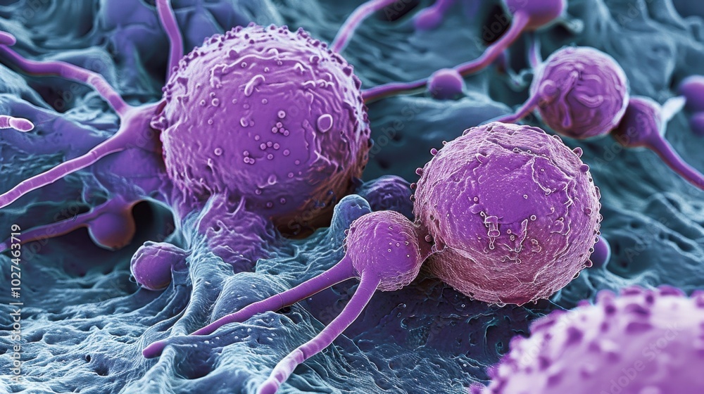 Squamous Cell Carcinoma Cells: These cancerous cells arise in squamous ...