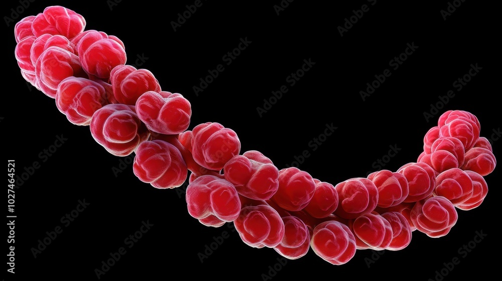 Streptococcus pyogenes: This gram-positive, chain-forming bacterium ...
