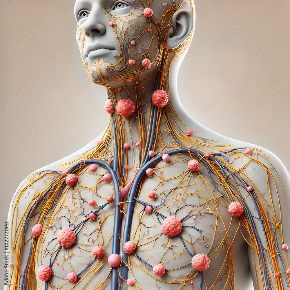 Ilustración de Stock Anatomical diagram structure and location of lymph ... Ilustración de Stock Anatomical diagram structure and location of lymph ...