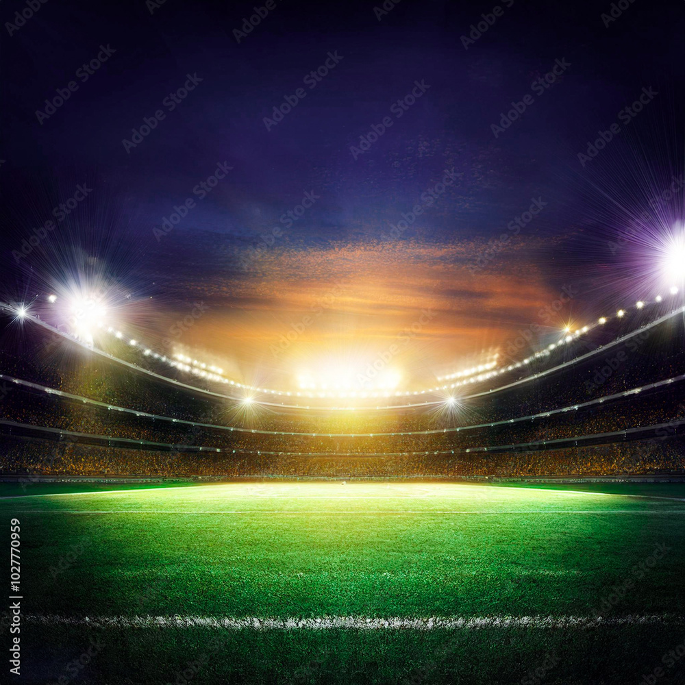 Stadium Background 4K Image Stock Photo | Adobe Stock