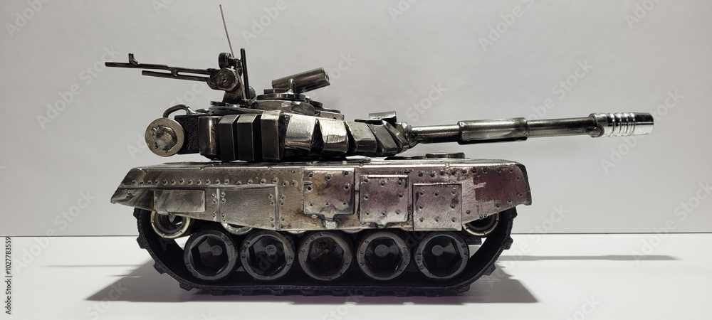 T-90A Russian tank inspiration. Scrap metal art welding sculpture ...