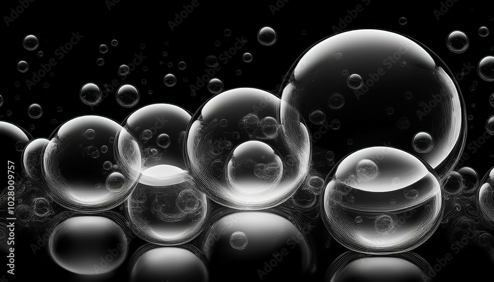 bubbles photoshop overlays realistic soap air bubbles photo effect ...