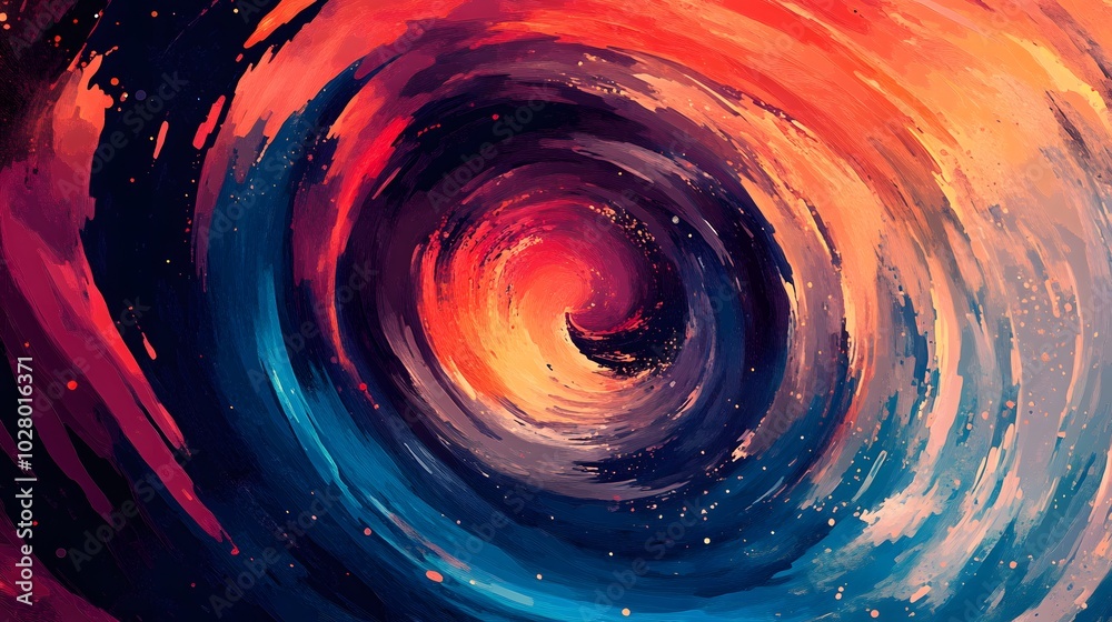Vortex space background poster. Spiral galaxy creative wallpaper ...
