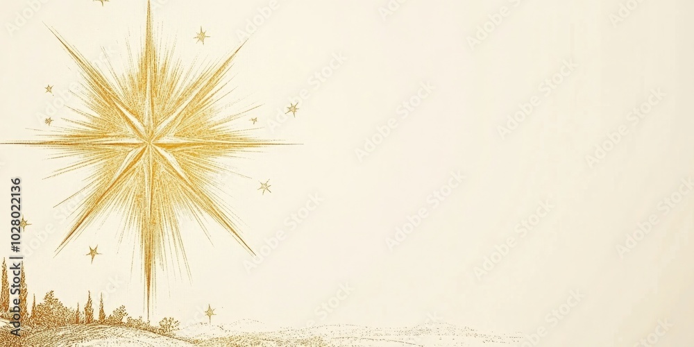Star of Bethlehem. The guiding star that led the Magi. Christian ...