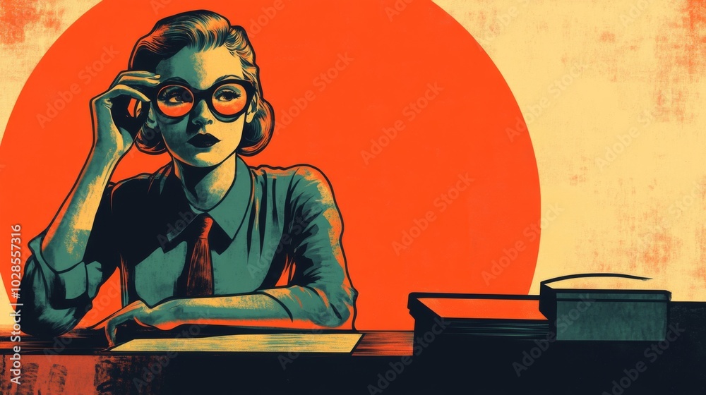 Workplace psychological safety posters in retro 1950s style series ...