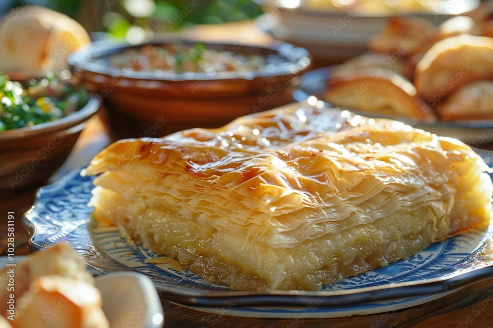 Feast of St. Andrew (Orthodox Christian). A close-up shot of a table ...