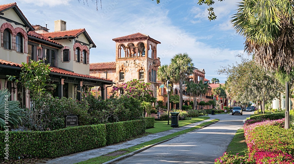 Saint Augustine's historic architecture features delightful colonial ...