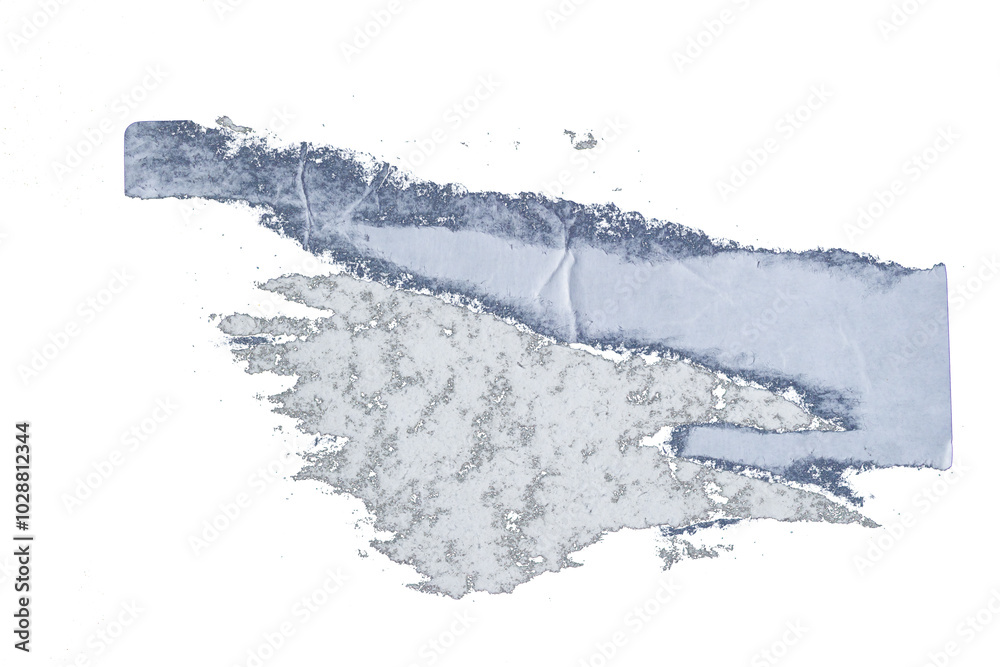 Ripped torn white paper poster sheet with transparent background cut ...