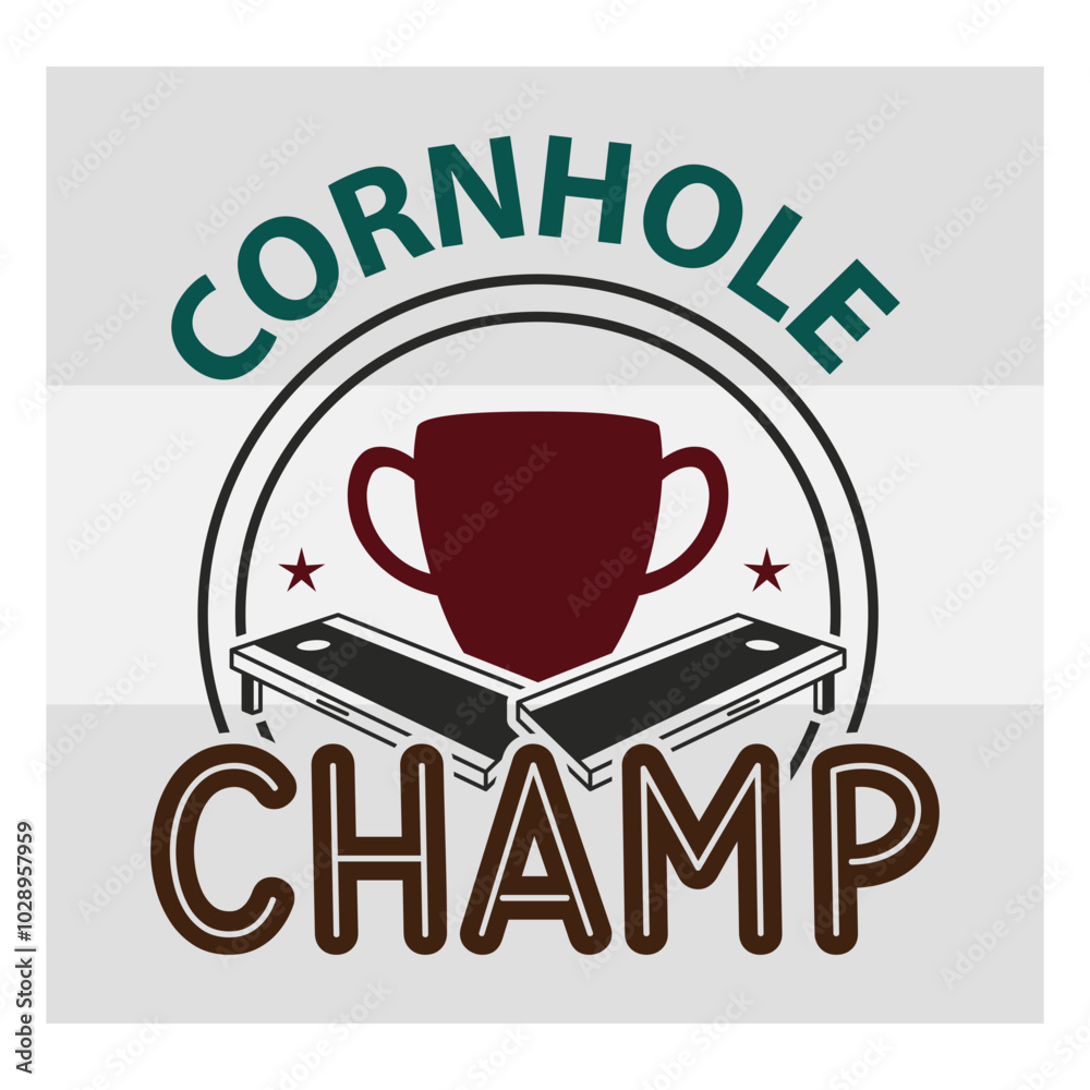 Cornhole Champ Svg, Champ Svg, Cornhole T-shirt Design, Sports Svg ...