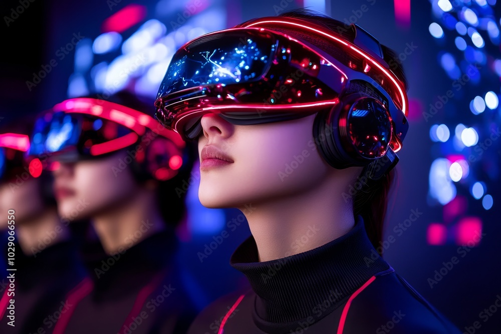 A futuristic world where people experience multiple realities ...