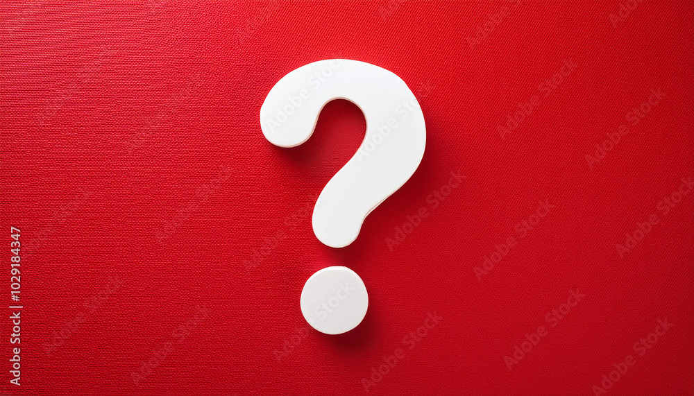 Question mark on red background. 3D rendering. FAQ and QA. Problem solution. Stock Photo | Adobe ...