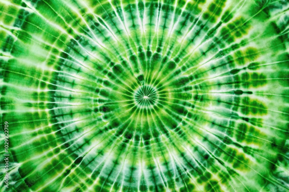 Fisheye Green tie dye pattern Spiral tie dye texture background Stock ...
