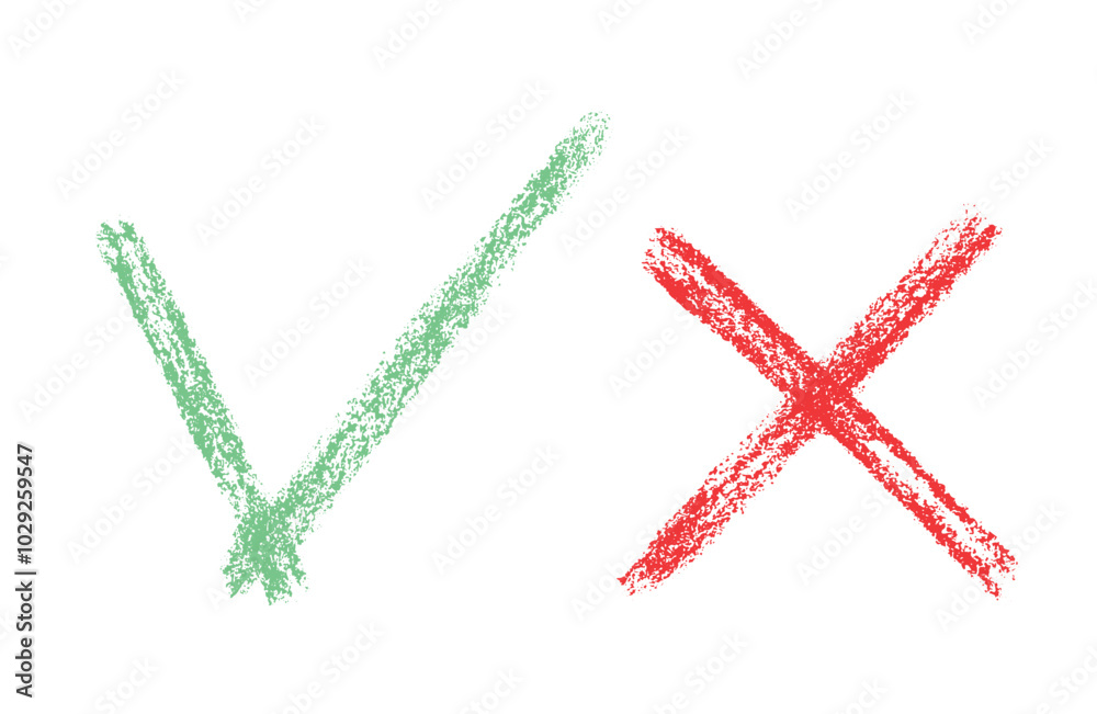 Hand-drawn check mark, Charcoal pencil checklist icons, Check mark ...